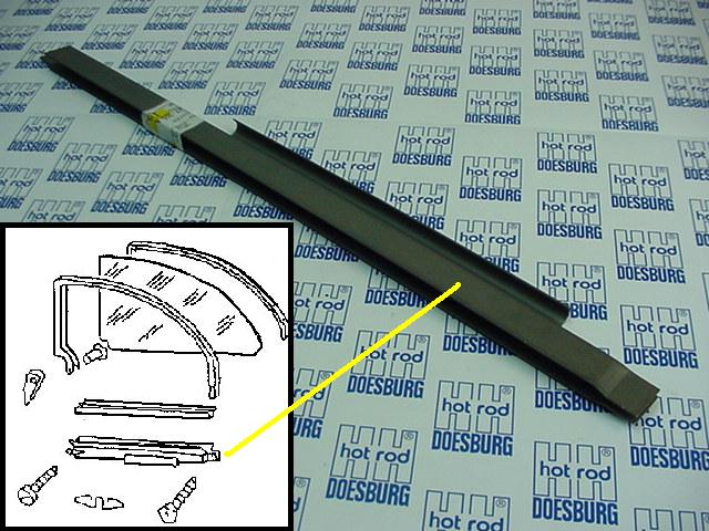 Volkswagen Kever Klem/achterzijruitmech., t1 cabrio, l - 151847365A