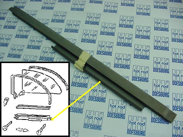 Volkswagen Kever Klem/achterzijruitmech., t1 cabrio, r - 151847366A