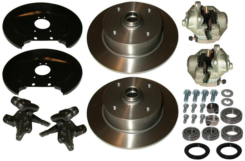 Schijfrem ombouwset voorz. t1 4x130 dr.spindels