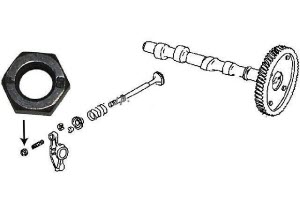 Volkswagen Klep bediening Bus, 411, 914 - Hot Rod Webshop